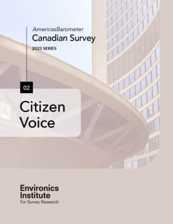 Citizen Voice | Environics Institute for Survey Research